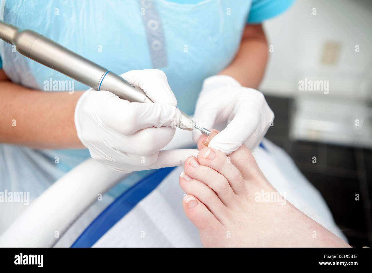 Cutting toe nails hi-res stock photography and images - Alamy