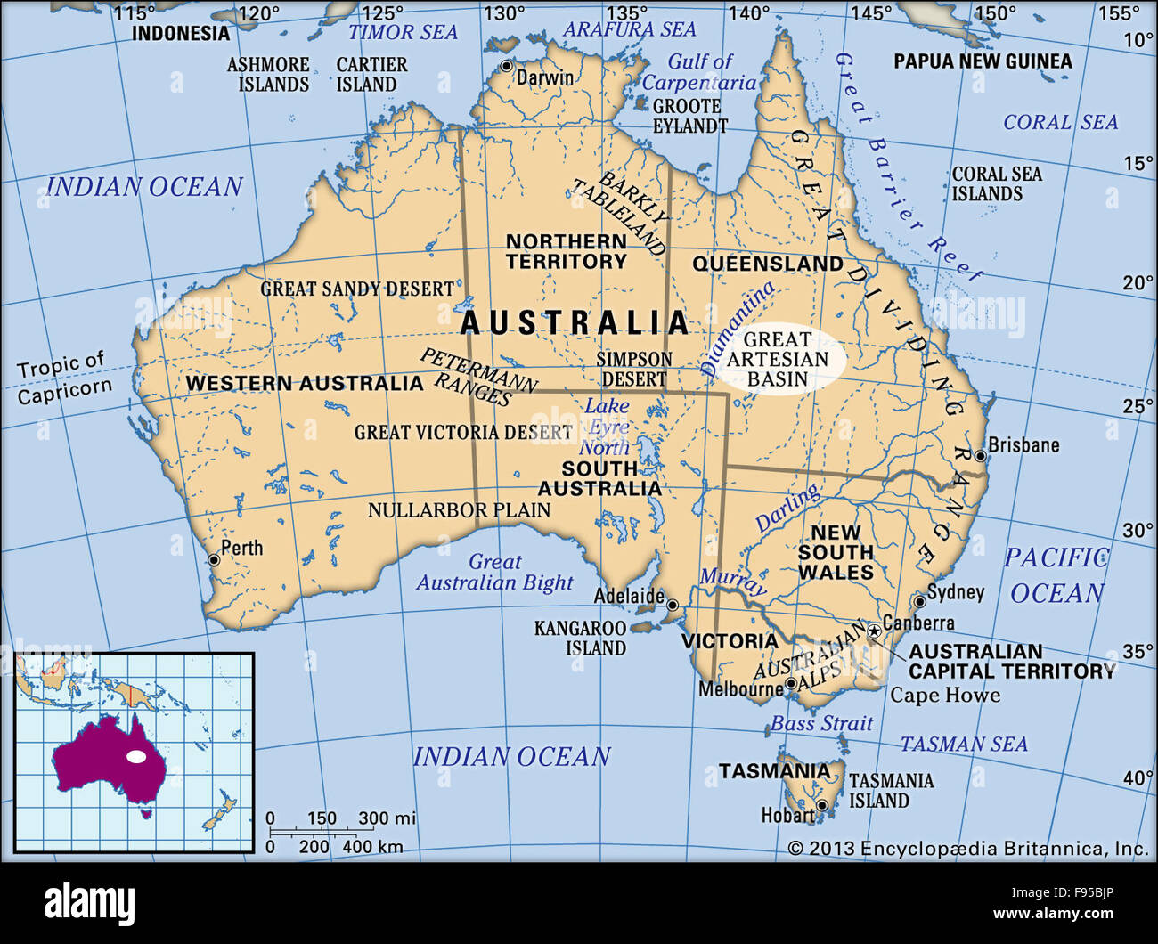 Great artesian basin australia maps cartography hi-res stock ...
