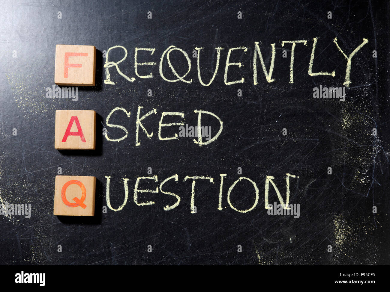 Hand writting Frequently Asked Questions (FAQ) acronym, business ...