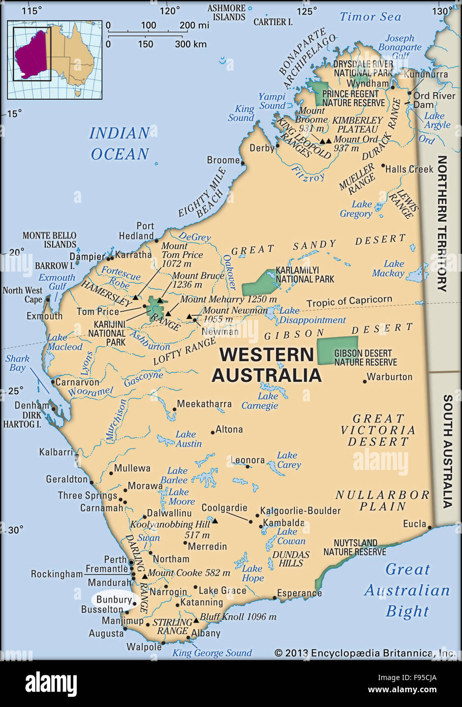 Bunbury western australia australia maps hi-res stock photography and ...