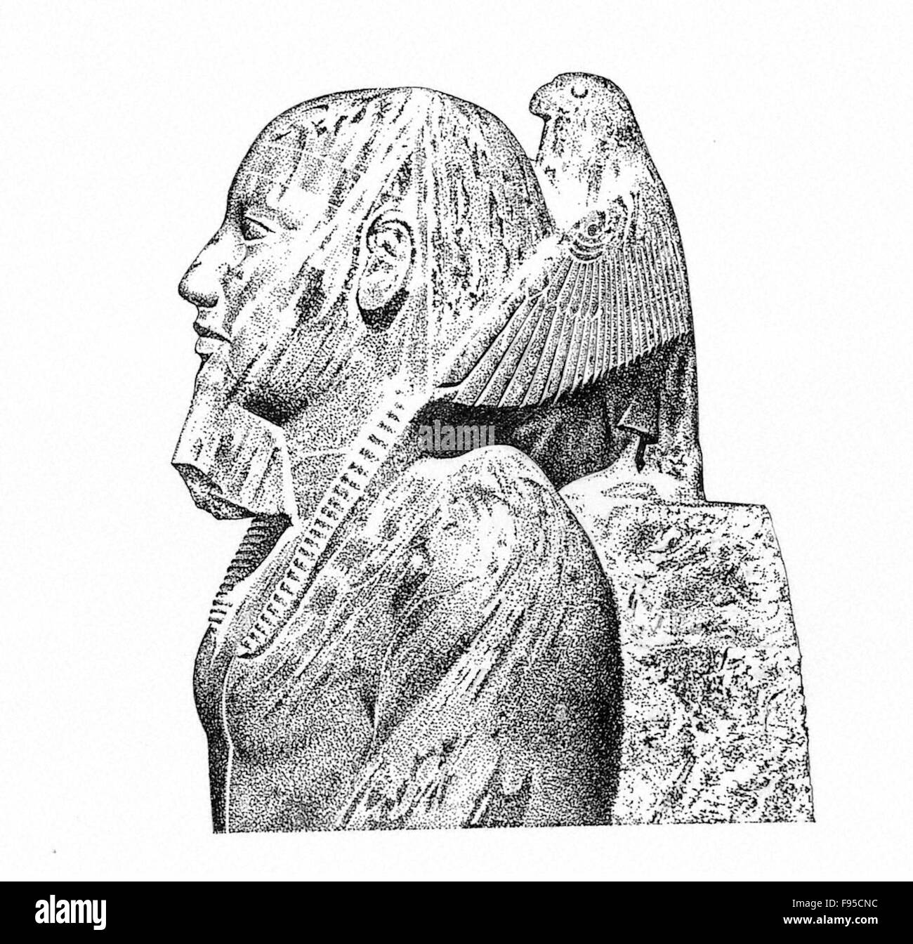 Statue of King Khephren Stock Photo - Alamy