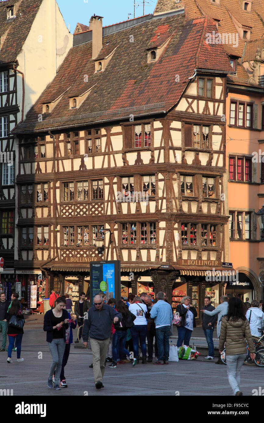 Strasbourg street scene hi-res stock photography and images - Alamy