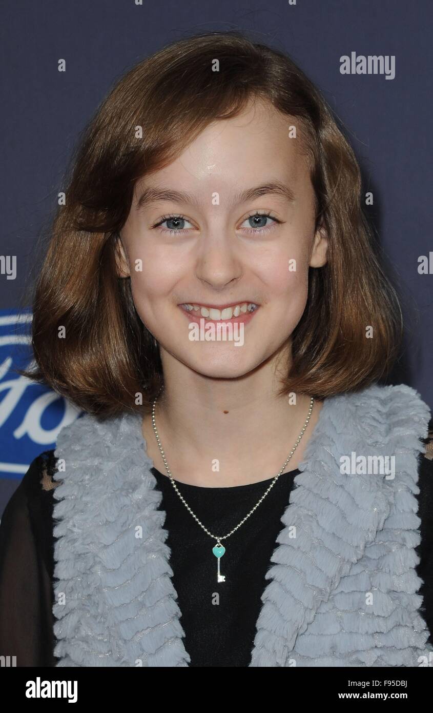 New York, NY, USA. 13th Dec, 2015. Sydney Lucas at arrivals for DADDY'S ...