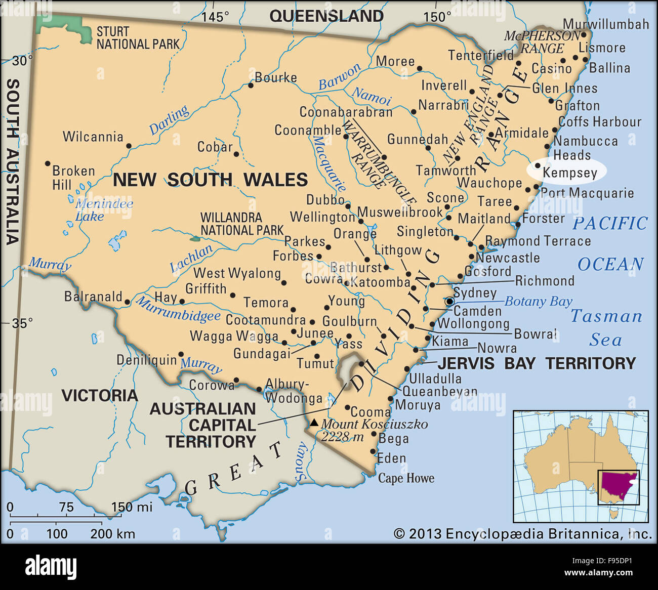 Kempsey new south wales australia maps hi-res stock photography and ...