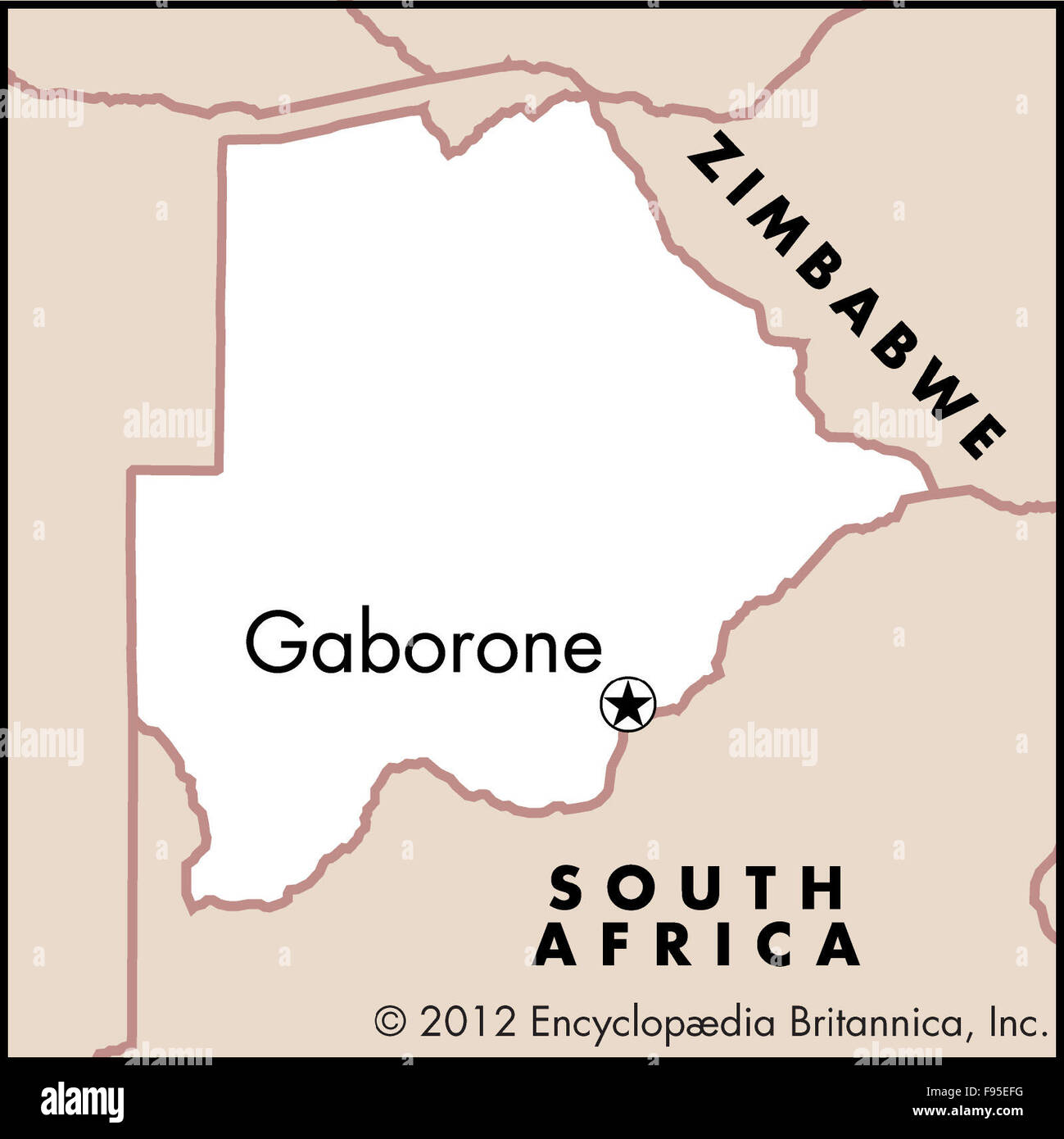 Gaborone botswanna maps cartography geography hi-res stock photography ...