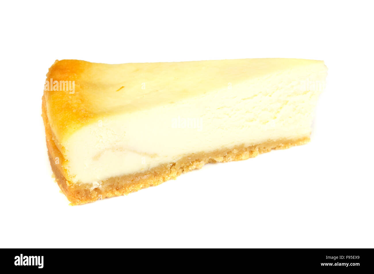 Cheesecake isolated on white background Stock Photo - Alamy