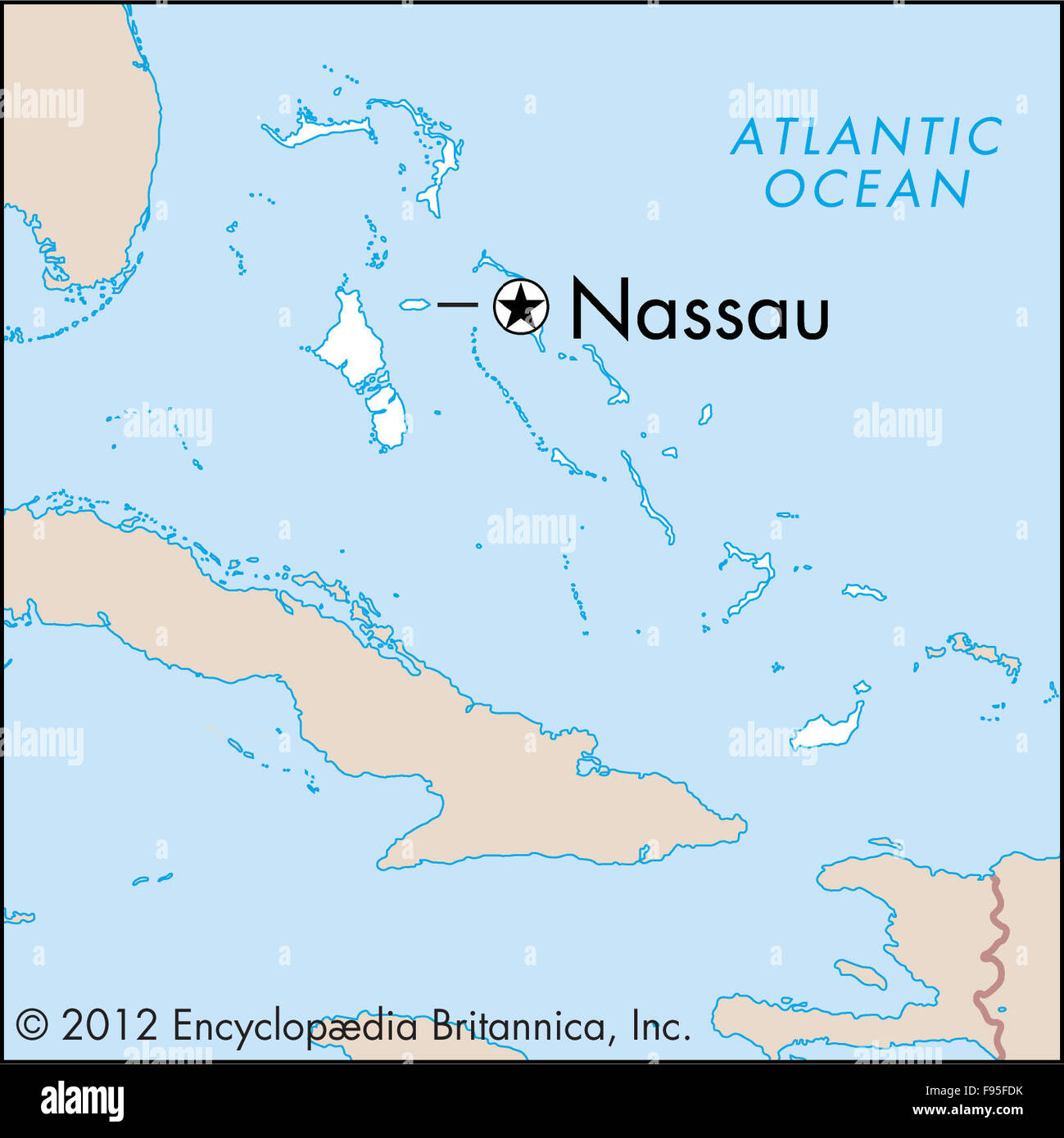 Nassau bahamas maps cartography geography nassau hi-res stock ...