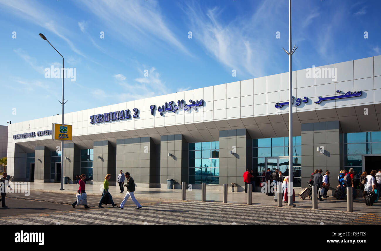 HURGHADA EGYPT January 5 Hurghada International Airport In Day On hurghada-egypt-january-5-hurghada-international-airport-in-day-on