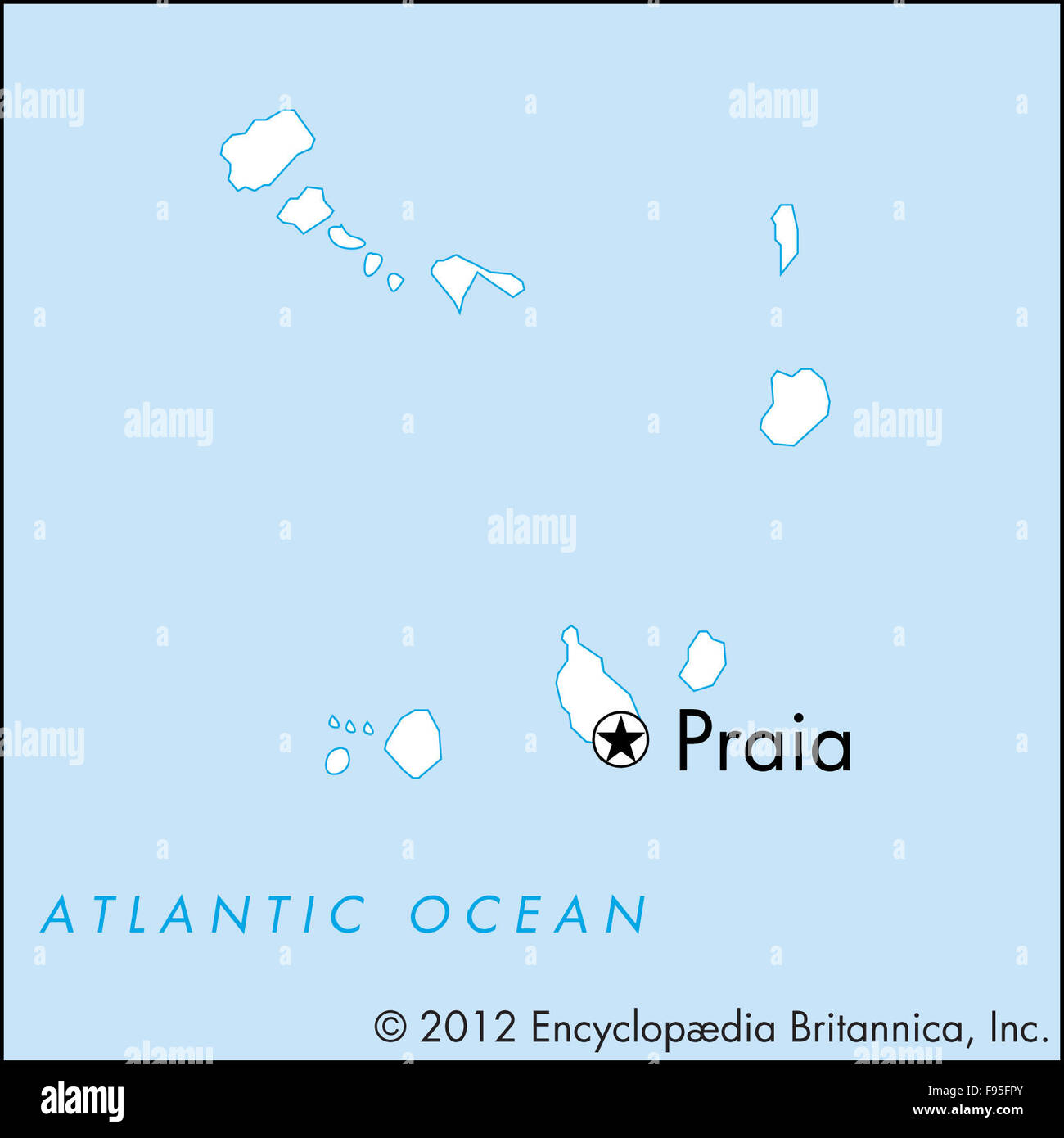 Praia cabo verde maps cartography geography praia hi-res stock ...