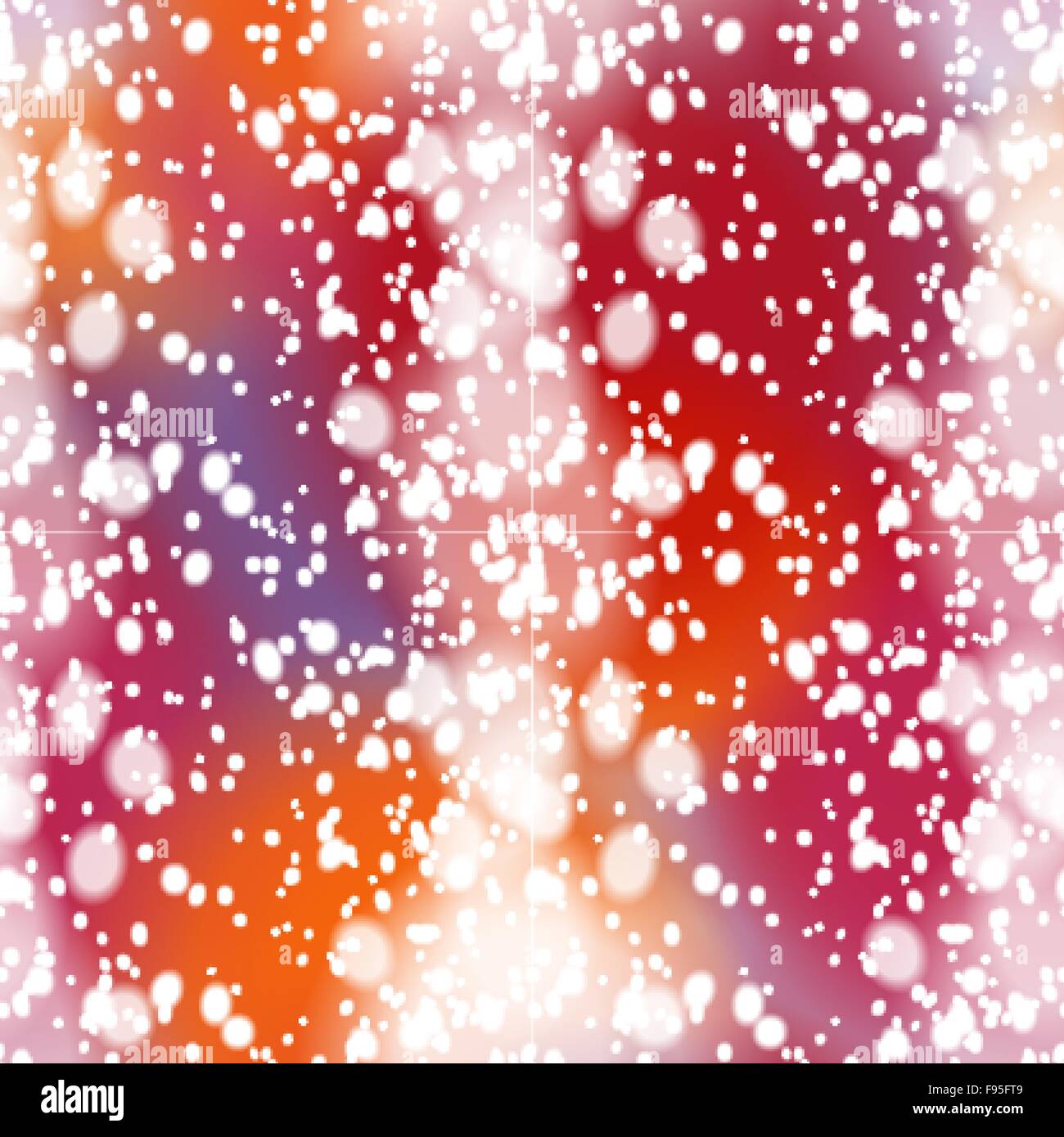 Colorful blurred background with snow overlay, seamless Stock Vector ...