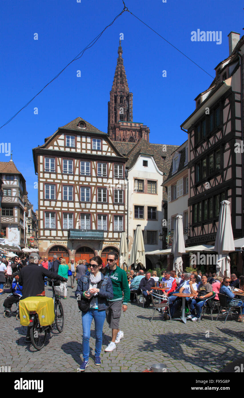 Strasbourg street scene hi-res stock photography and images - Alamy