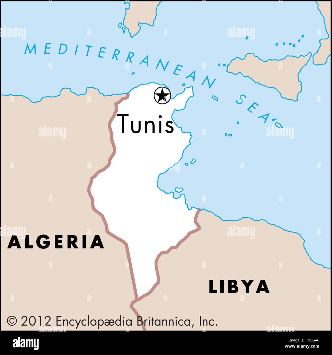 Maps of tunisia hi-res stock photography and images - Alamy