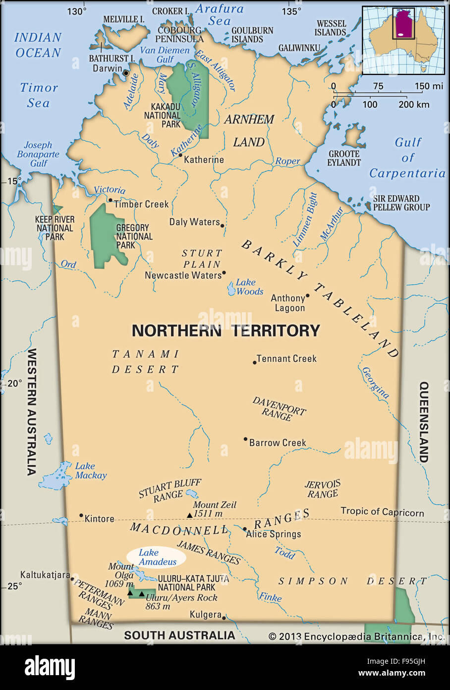 Lake Amadeus, Northern Territory, Australia Stock Photo - Alamy