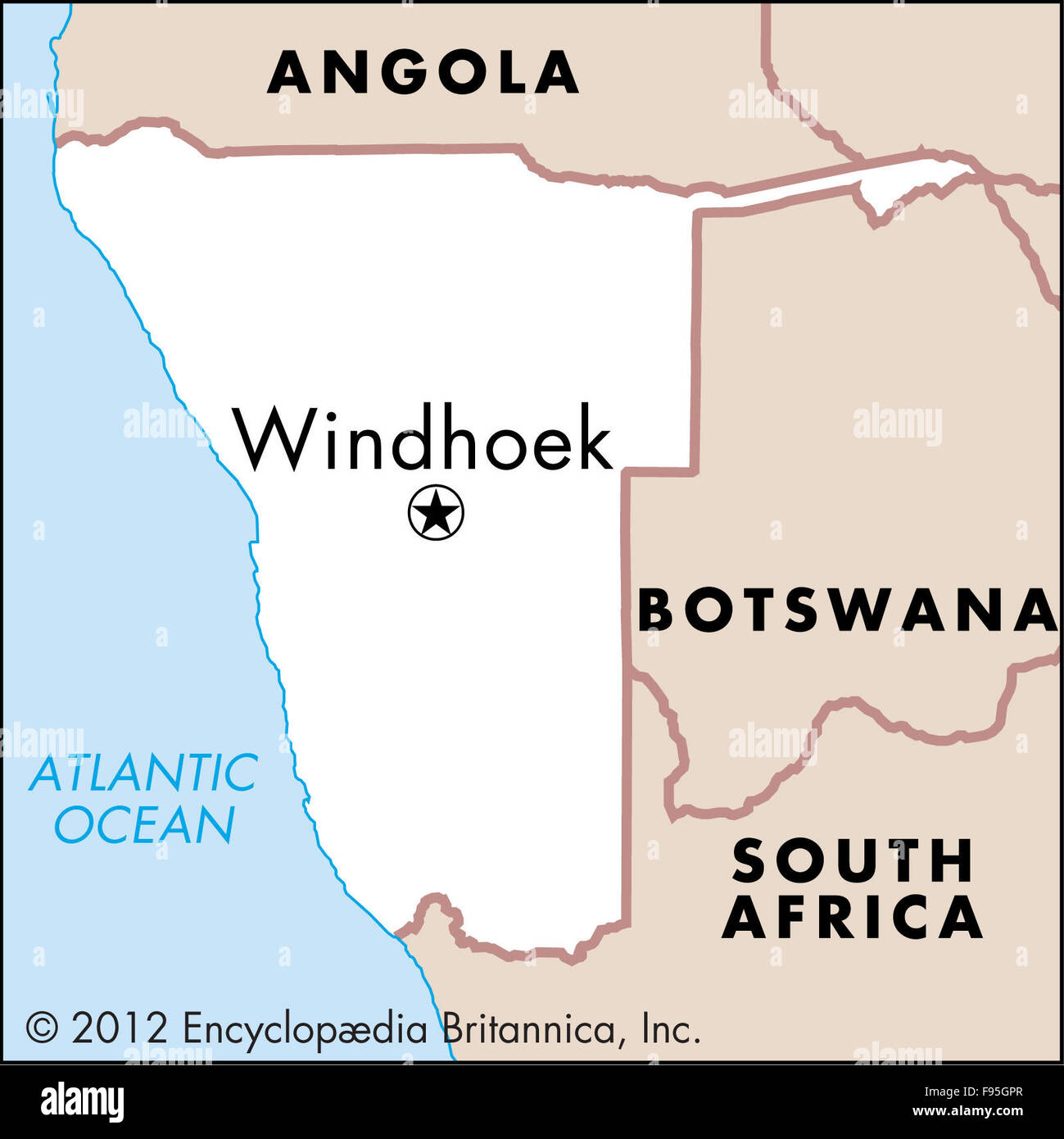 Windhoek republic namibia maps cartography hi-res stock photography and ...