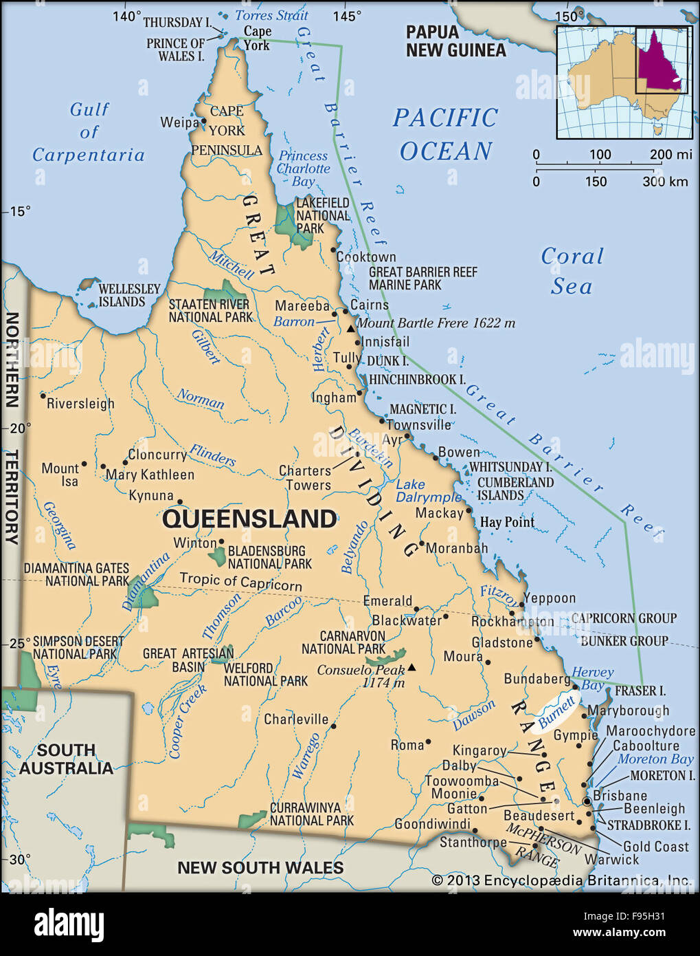 Burnett river queensland australia maps hi-res stock photography and ...