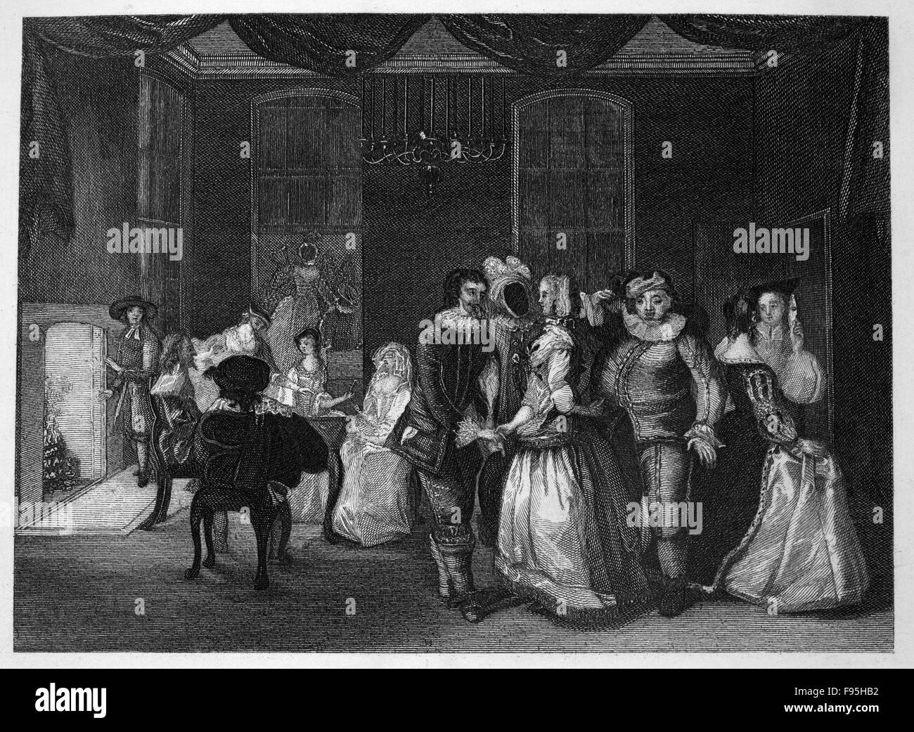 Masquerade Somerset House William Hogarth Stock Photos & Masquerade ...