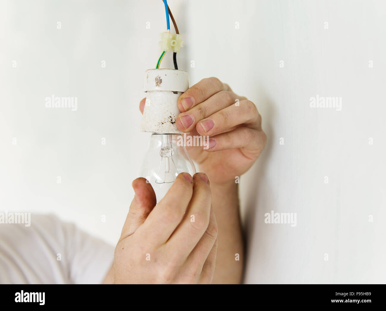 New electrical wiring in house hi-res stock photography and images - Alamy