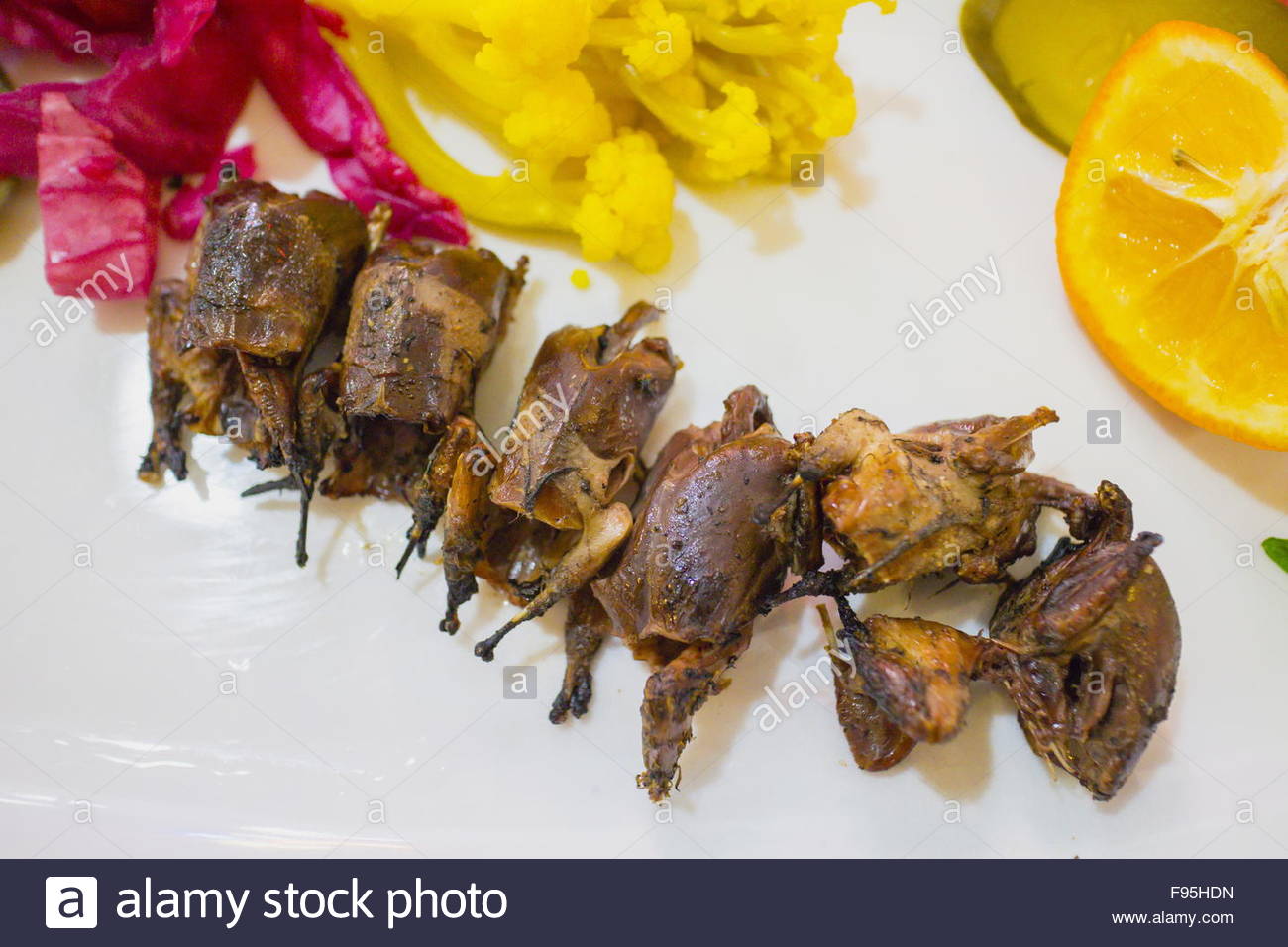 Roasted Sparrow Stock Photo, Royalty Free Image: 91707217 - Alamy