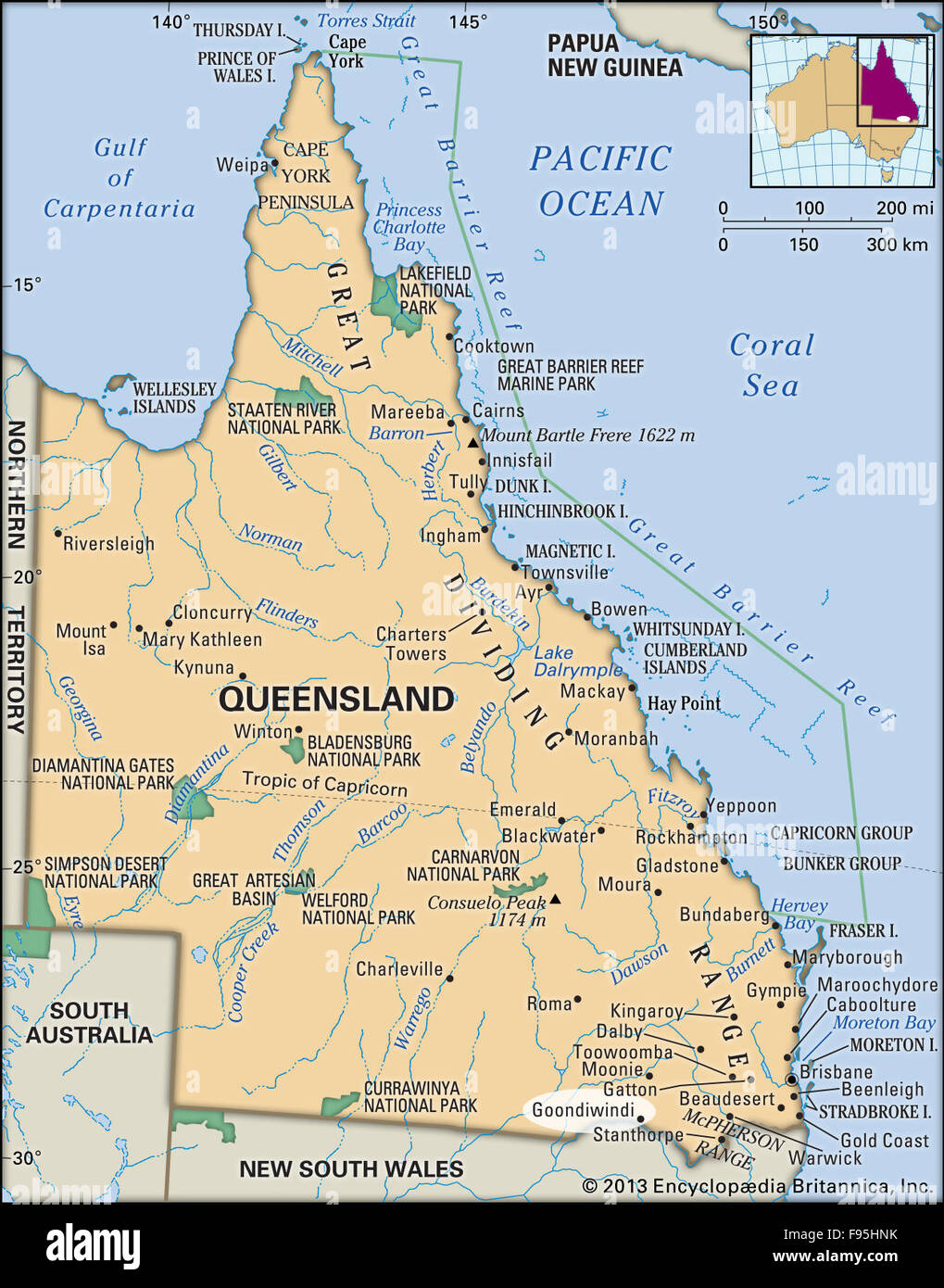 Goondiwindi queensland australia maps cartography hi-res stock ...