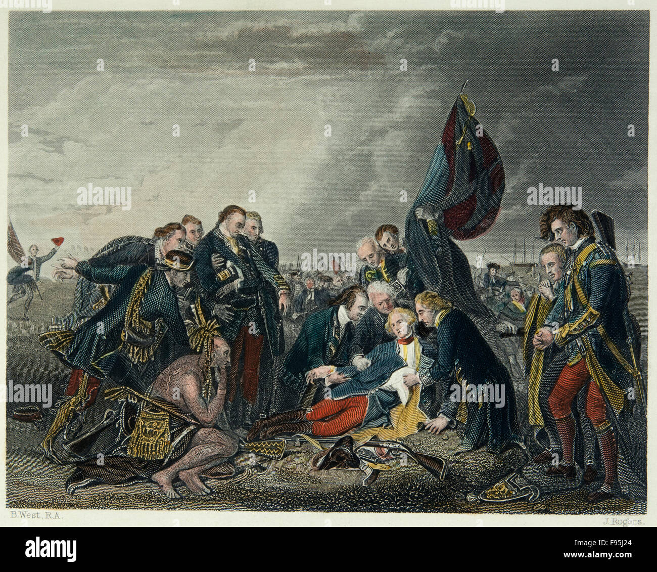 Death general wolfe benjamin west hi-res stock photography and images ...