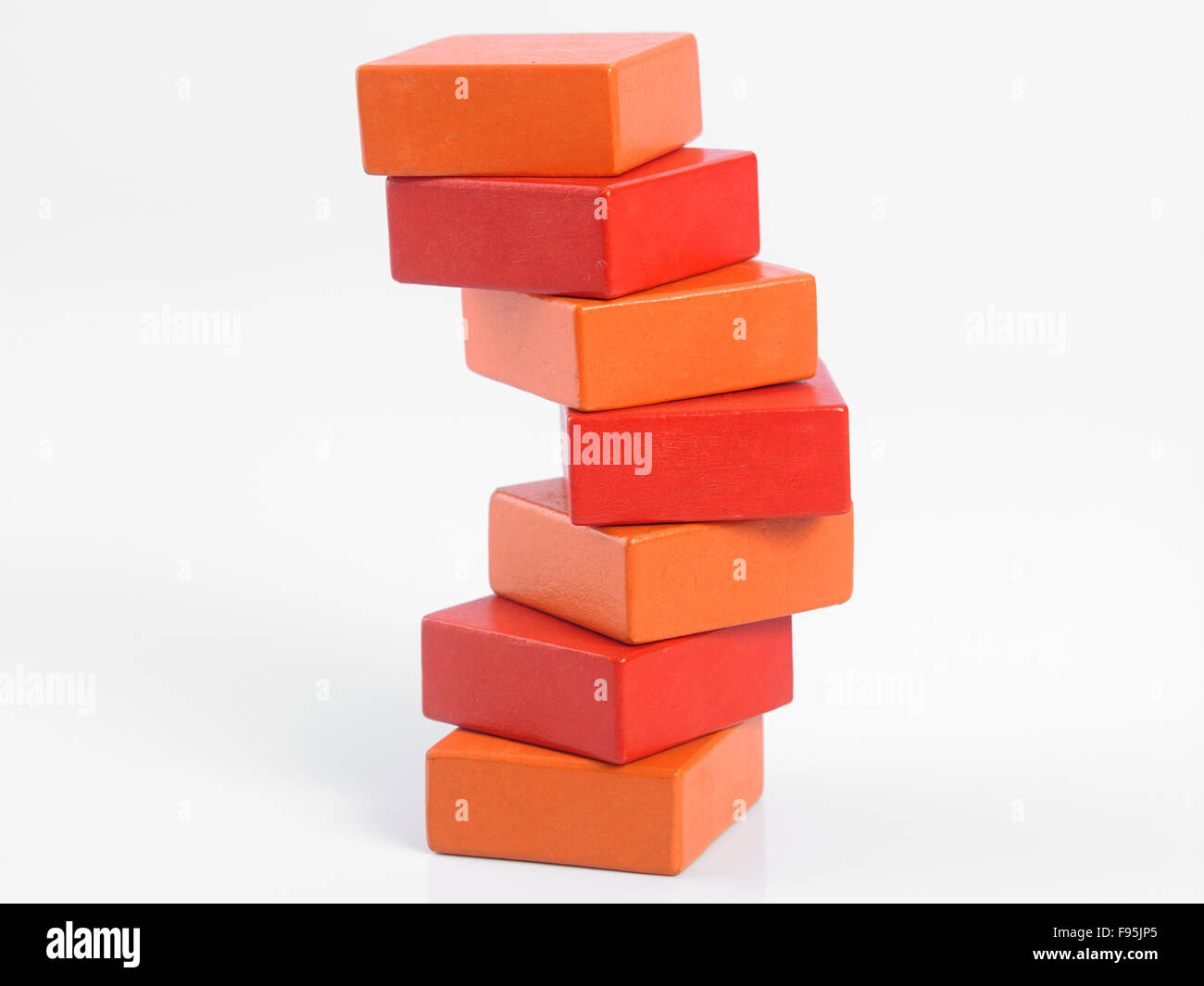 square wooden block stacking up Stock Photo - Alamy