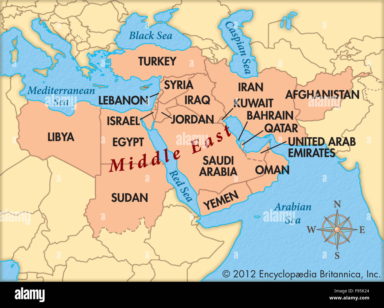 Maps of the middle east not historic hi-res stock photography and ...