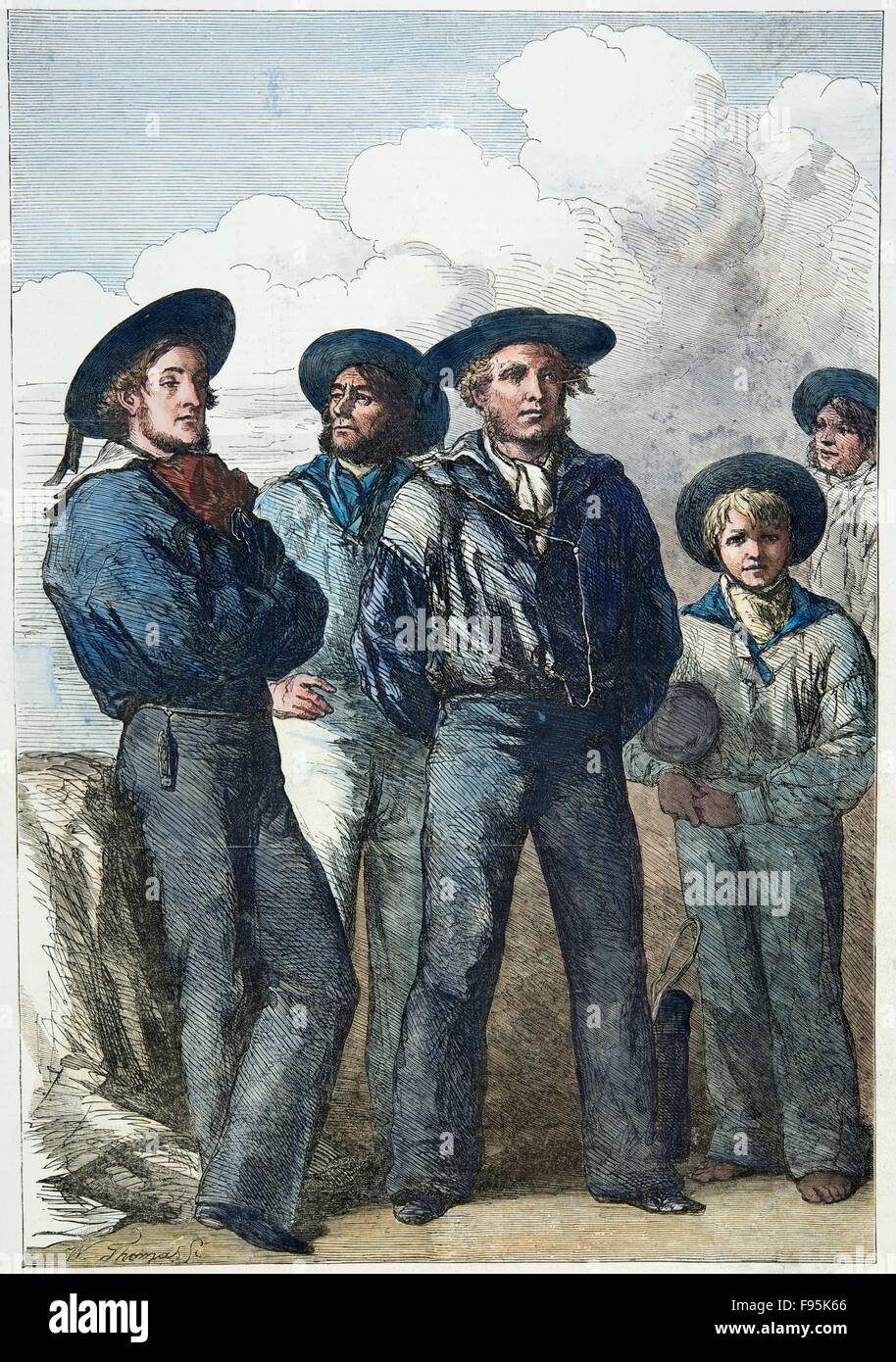 Man of wars men man of wars men drawn george hi-res stock photography ...