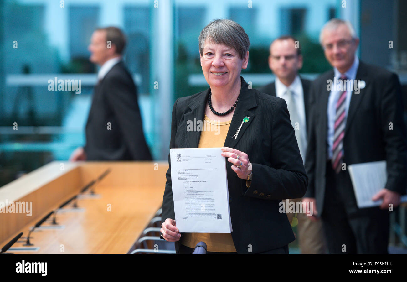 German Environmental Minister Barbara Hendricks speaks about the ...