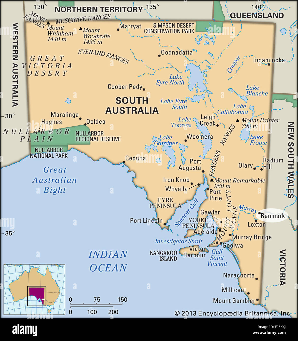 Renmark south australia australia maps hi-res stock photography and ...