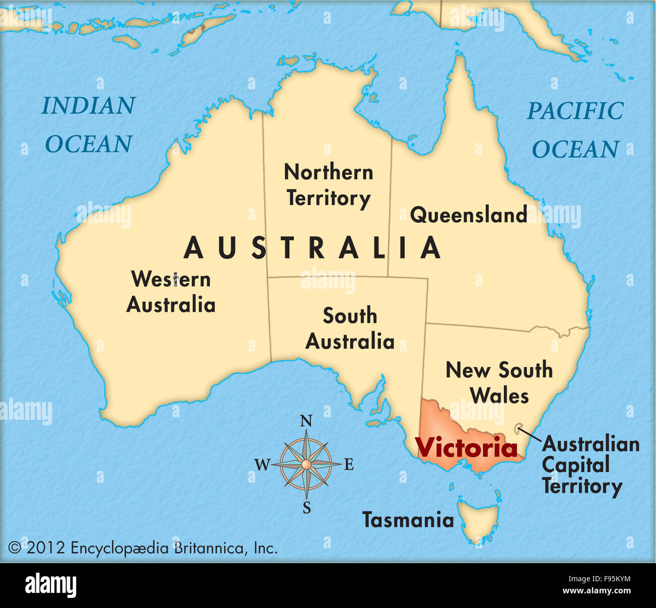 Great Victorian Desert Map