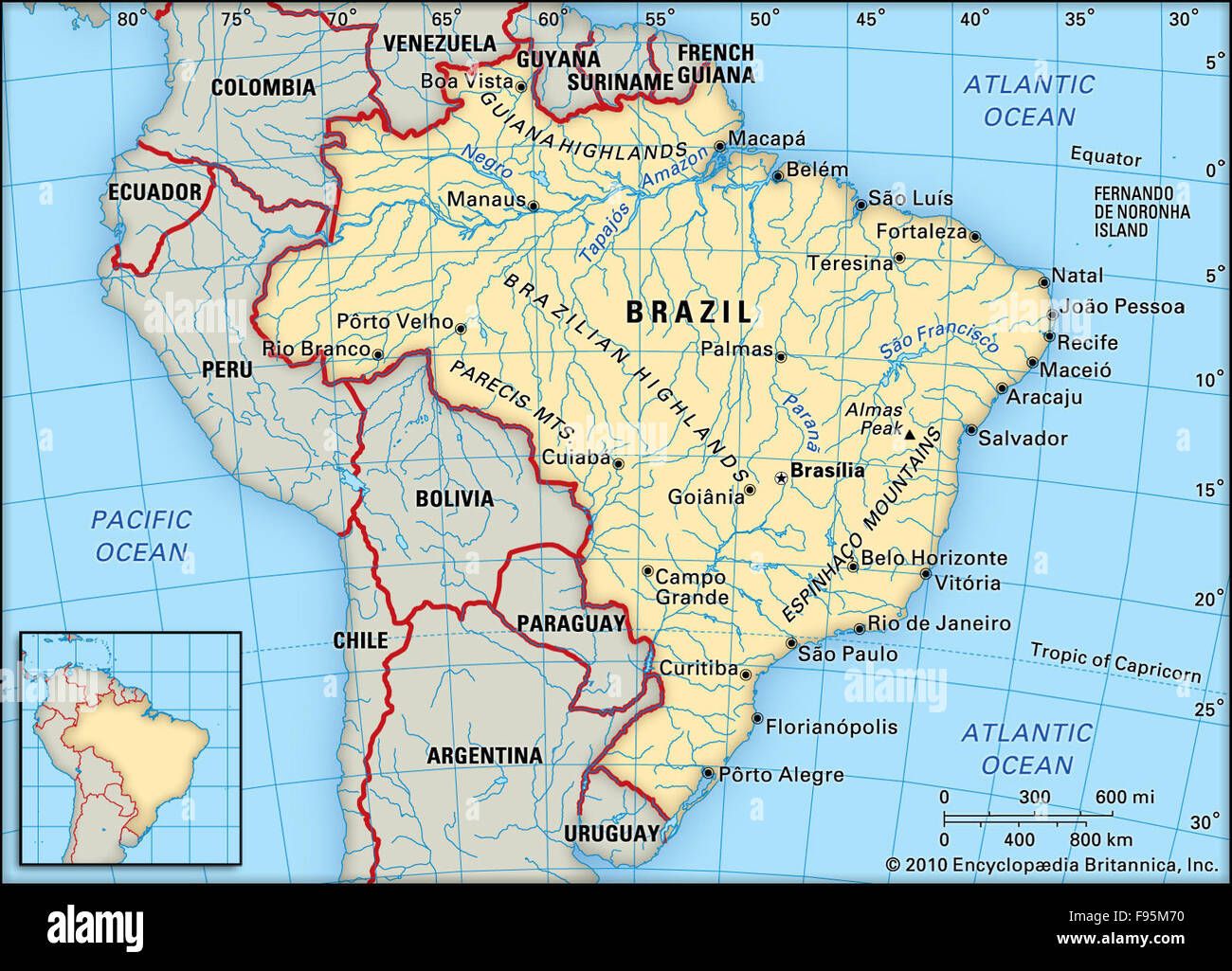 Brazil maps cartography geography brazil bodies hi-res stock ...