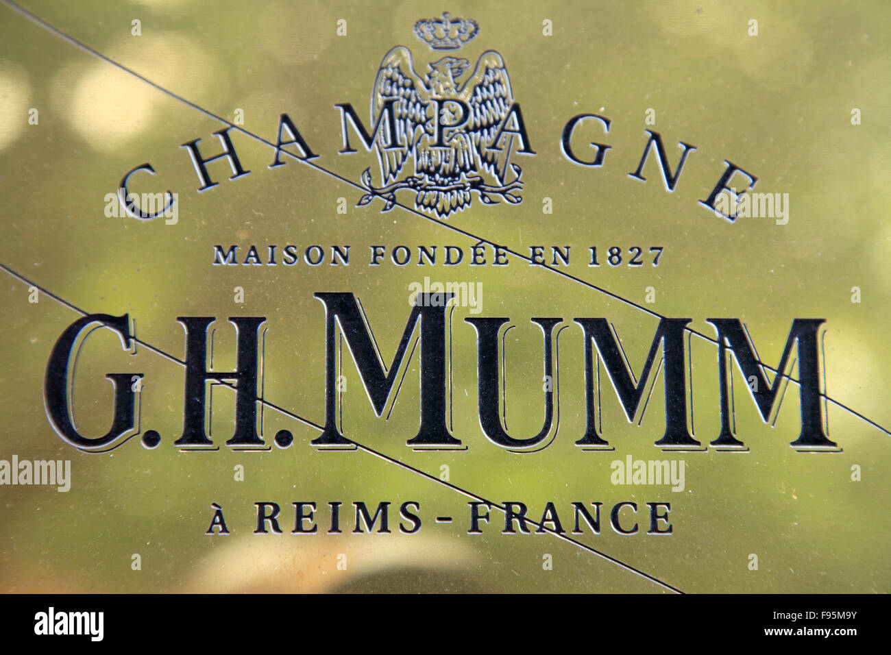 Mumm sign hi-res stock photography and images - Alamy