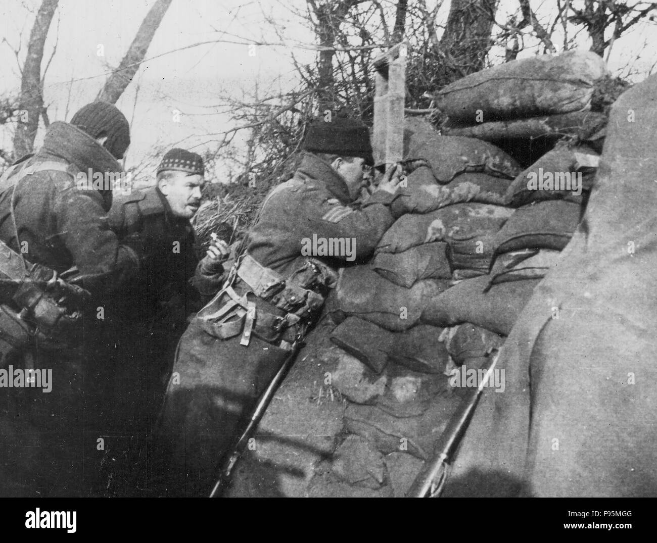 British front line ww1 hi-res stock photography and images - Alamy