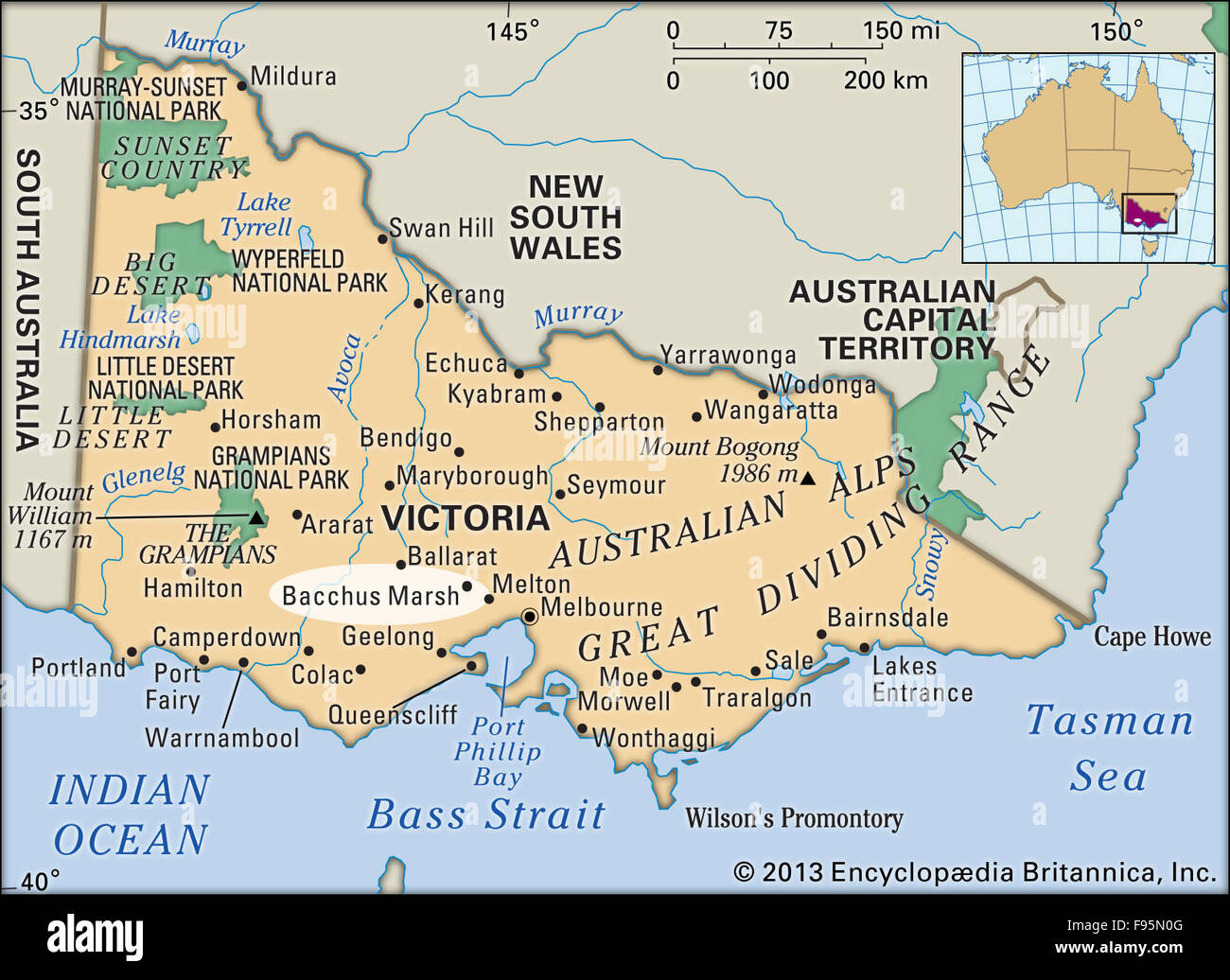 Victoria australia maps cartography geography hi-res stock photography ...