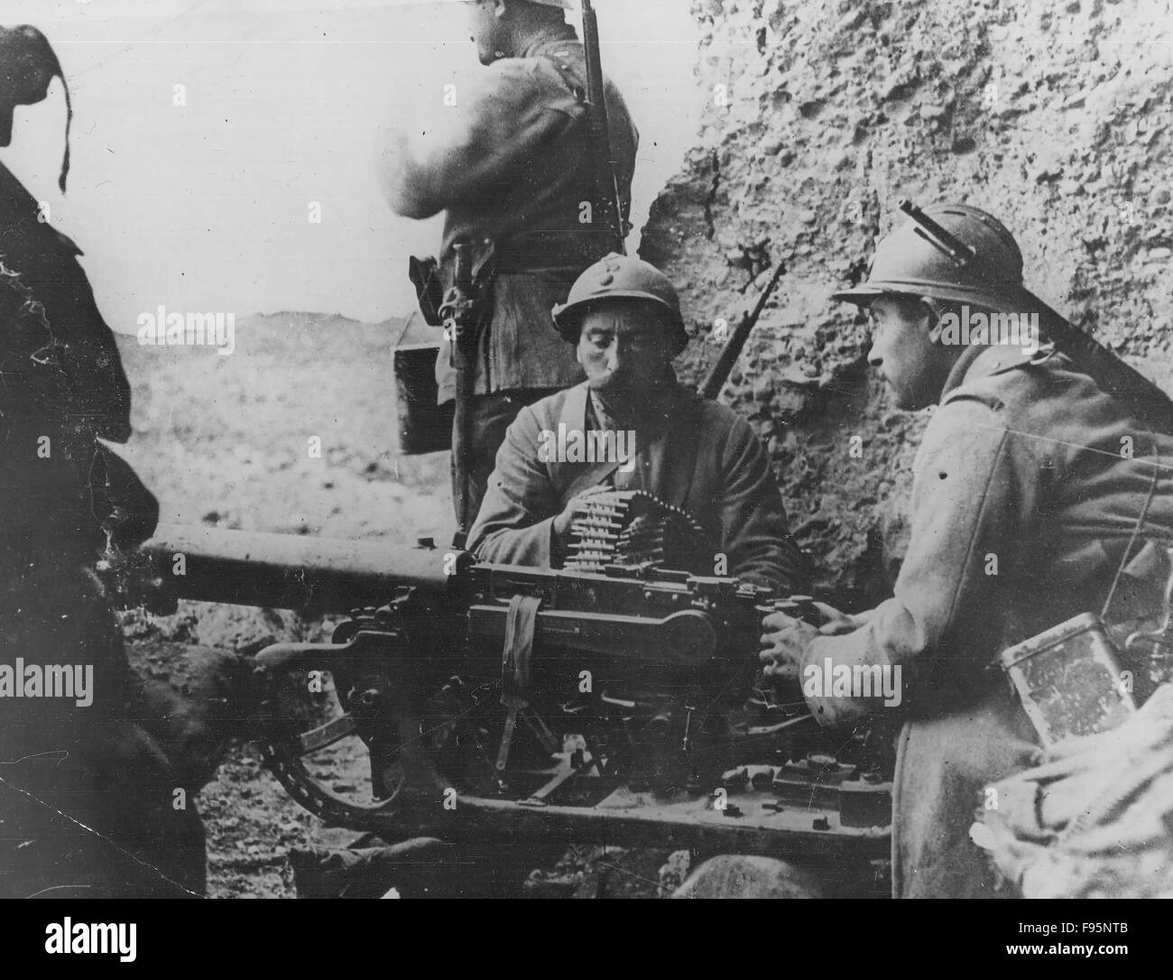 French army and equipment machine gun fort hi-res stock photography and ...