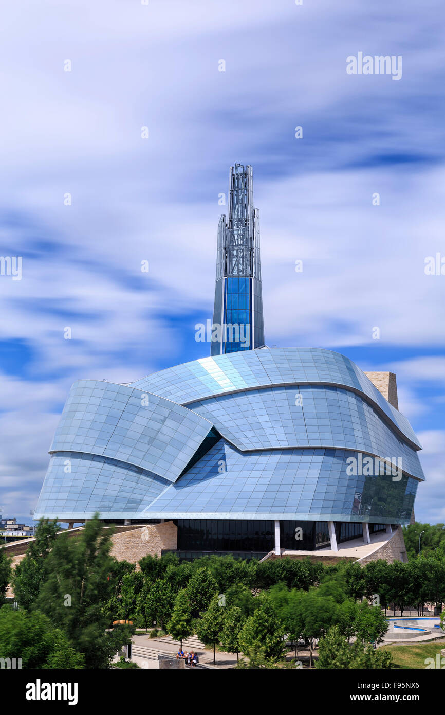 Canadian Museum for Human Rights, Winnipeg, Manitoba, Canada Stock ...