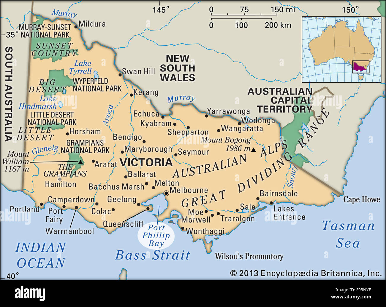 Port phillip bay victoria australia maps hi-res stock photography and ...