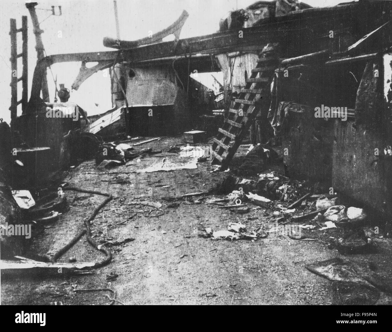 British navy battle of zeebrugge hms vindictive Black and White Stock ...
