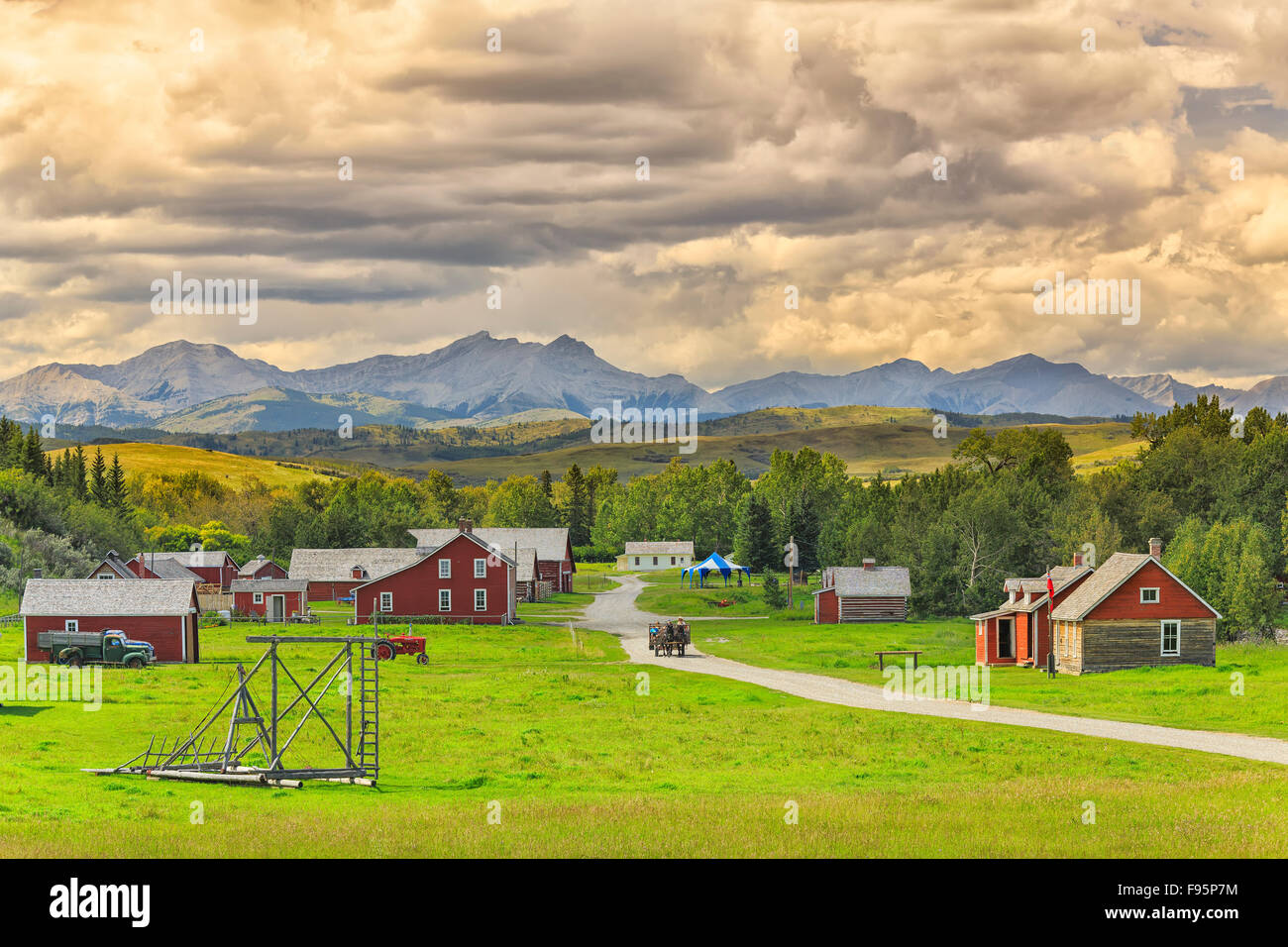 Bar U Ranch National Historic Site, Longview, Alberta, Canada Stock ...