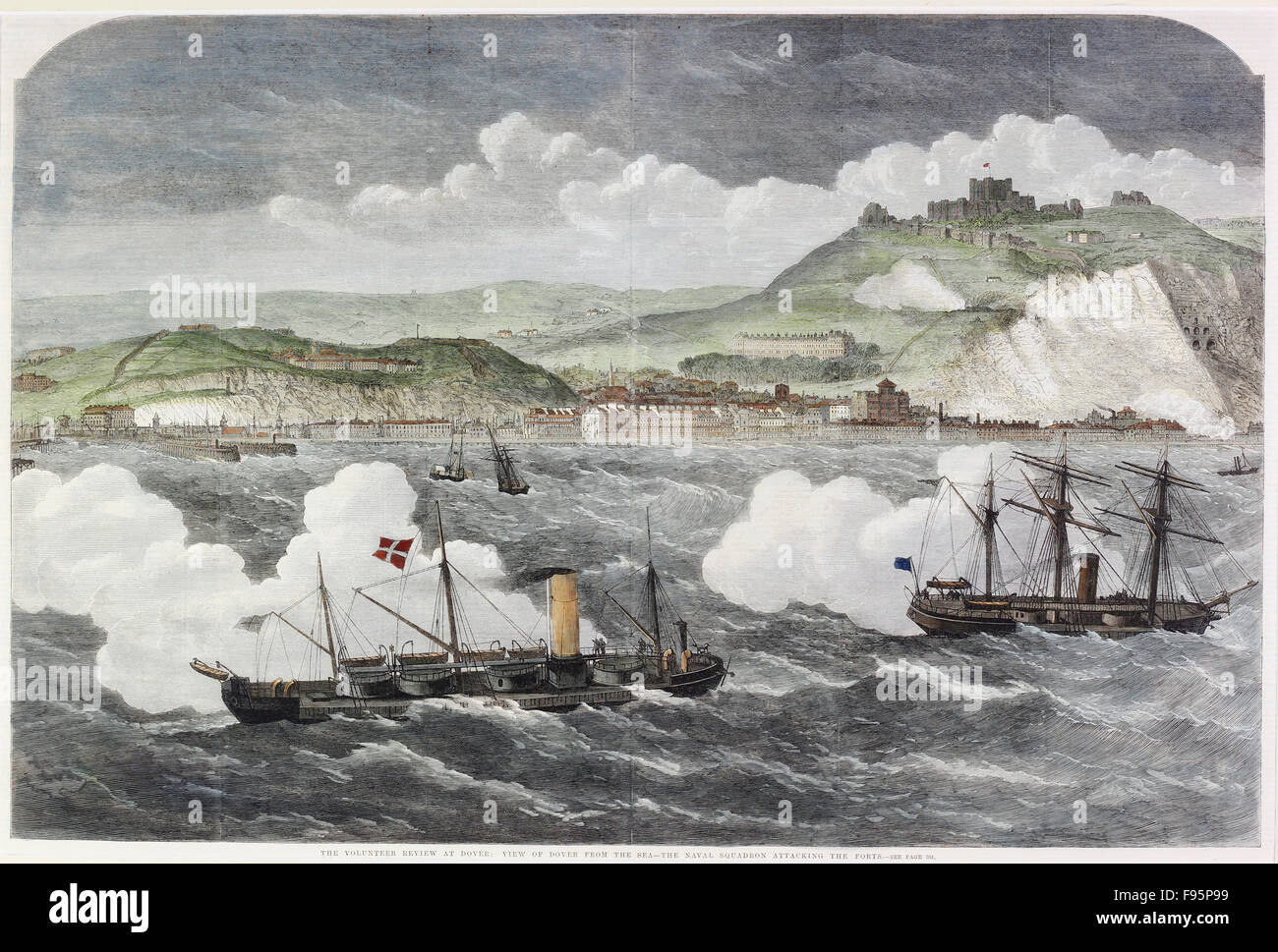 Engraving dover castle hi-res stock photography and images - Alamy