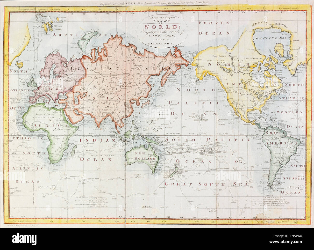 Thomas Bowen map Stock Photo - Alamy