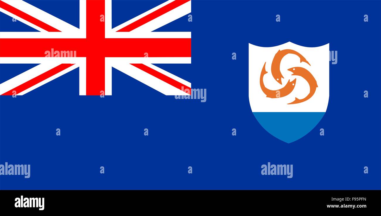 Anguilla flag hi-res stock photography and images - Alamy