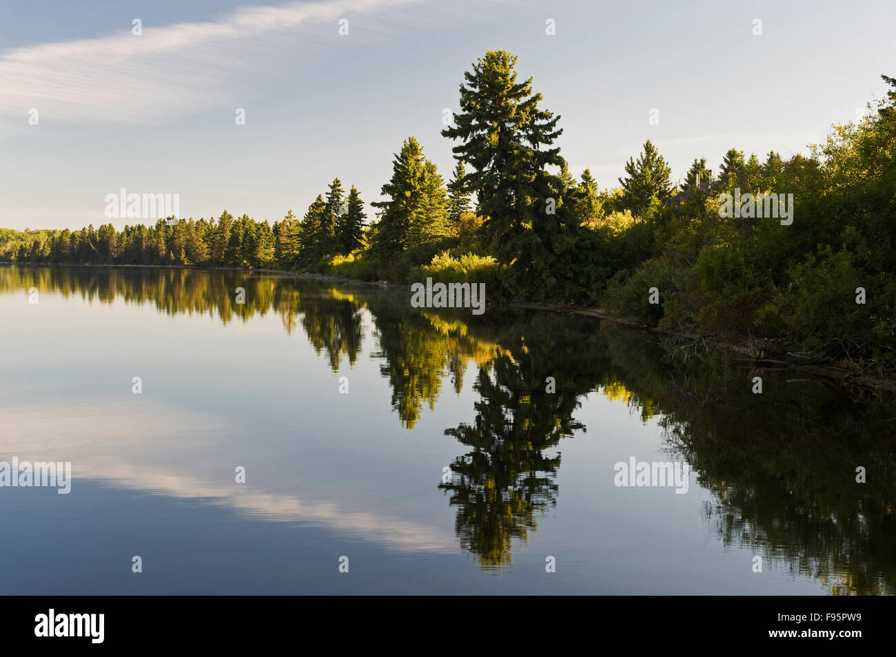 Lake Audy , Riding Mountain National Park, Manitoba, Canada Stock Photo ...