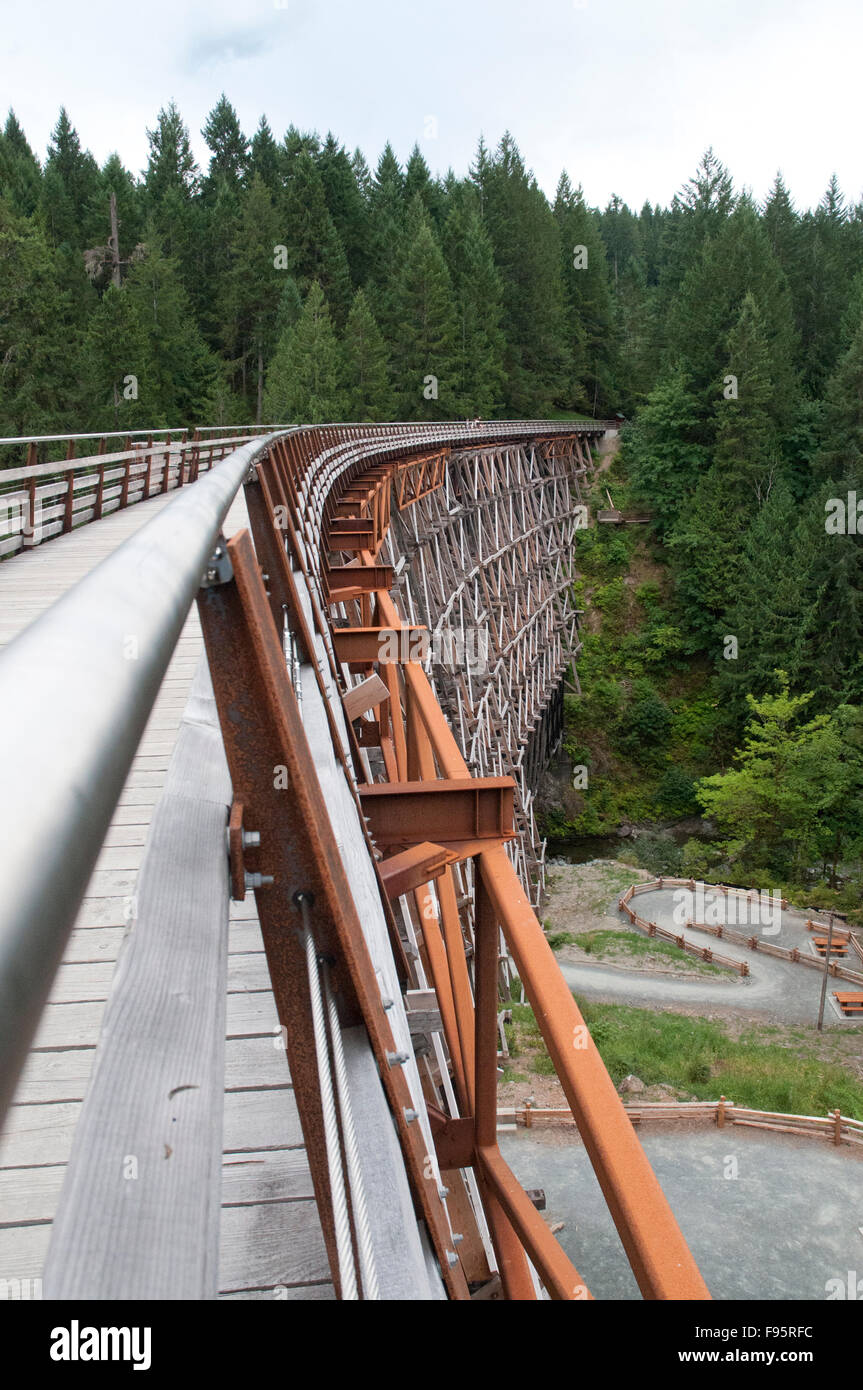 The Kinsol Trestle, also known as the Koksilah River Trestle, is a ...