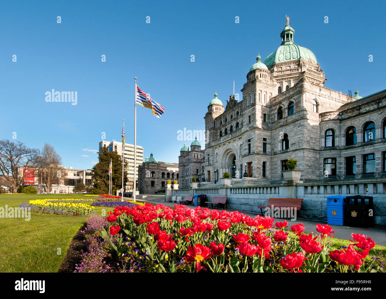 The British Columbia Parliament Buildings are located in Victoria, BC ...