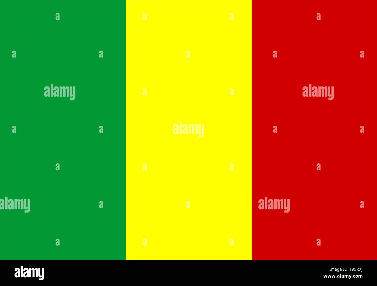 Flag Of Mali Stock Photo - Alamy