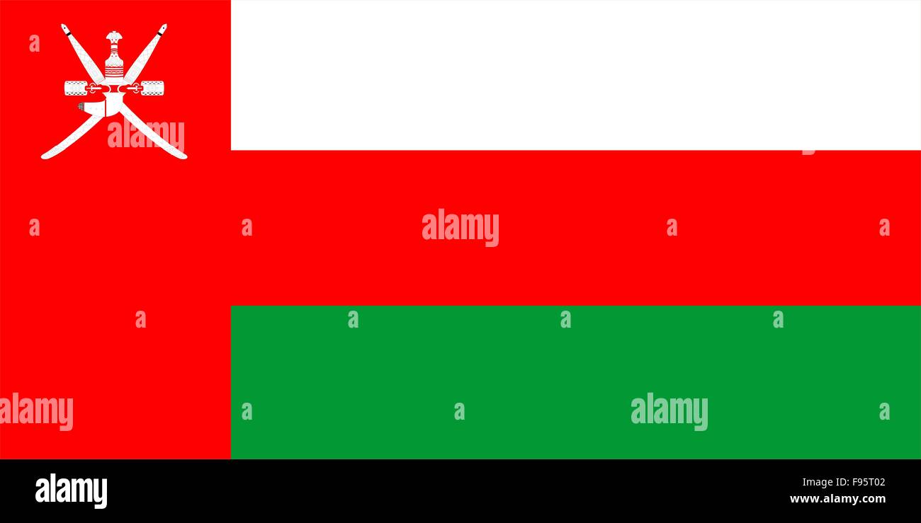 Flag Of Oman Stock Photo - Alamy