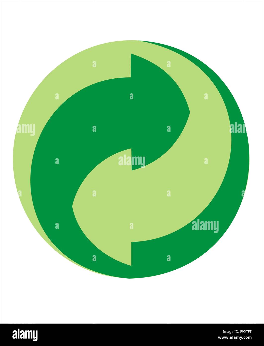 Green cycle sign Cut Out Stock Images & Pictures - Alamy