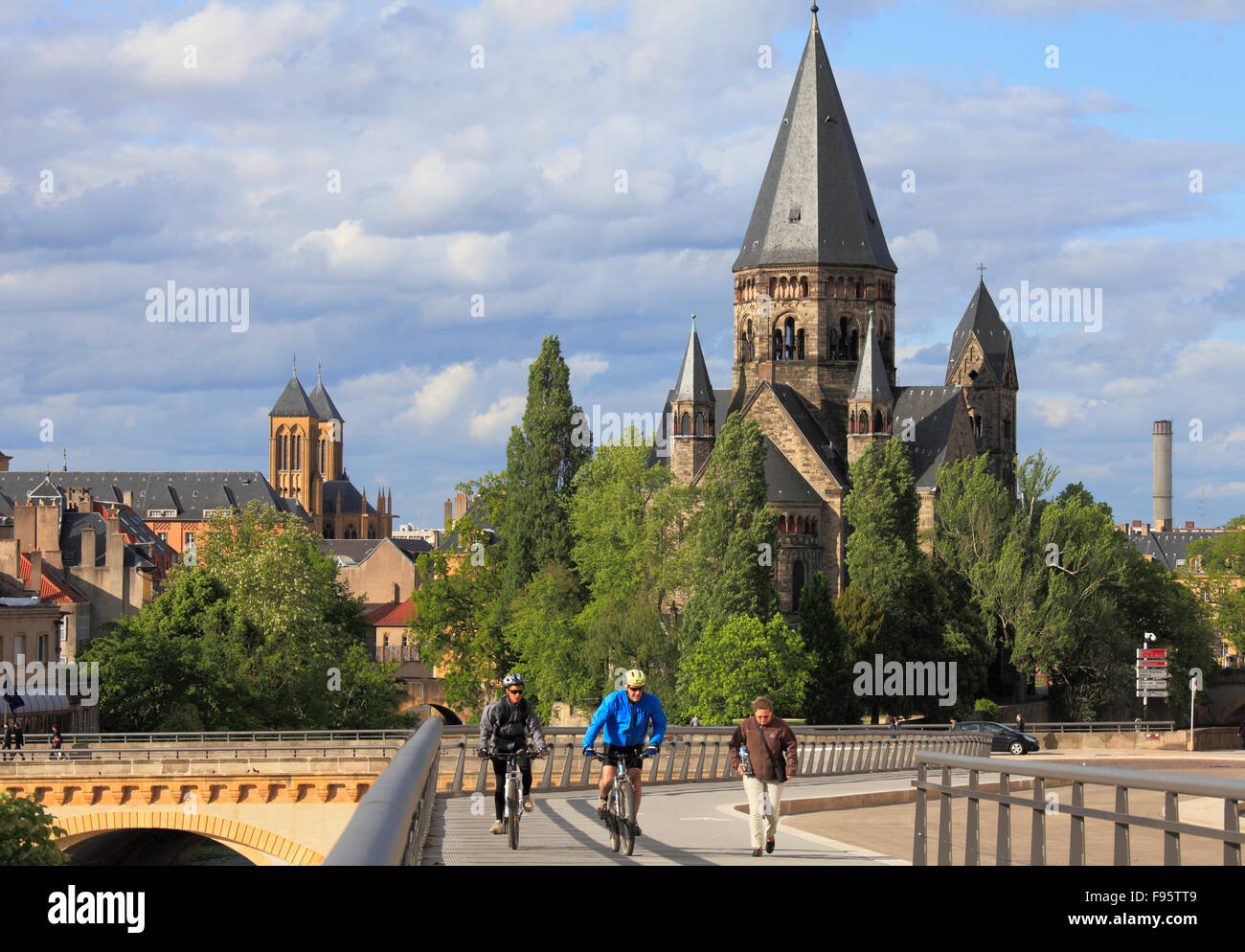 France, Lorraine, Metz, Temple Neuf Stock Photo - Alamy