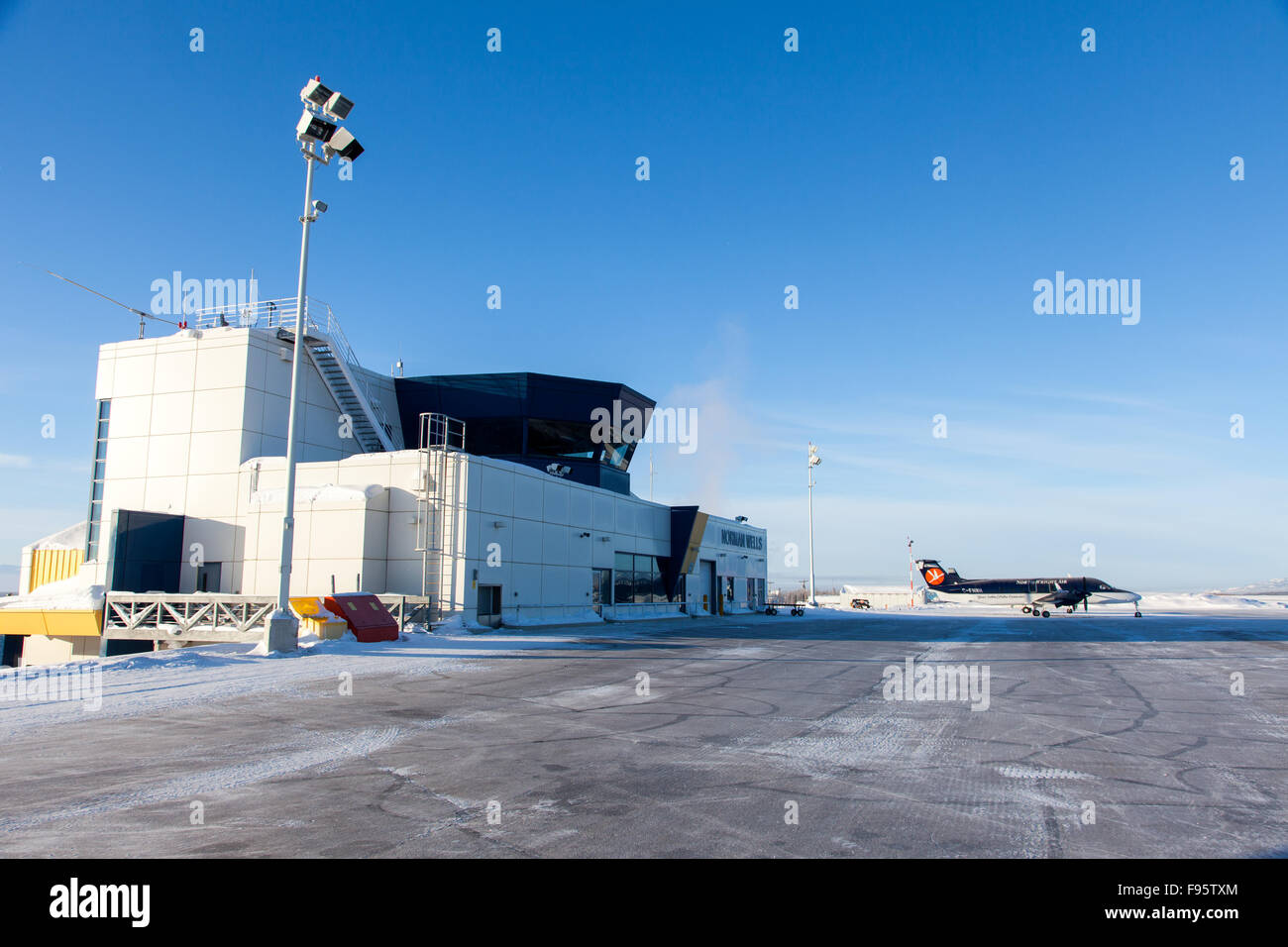 The Airport terminal in Norman Wells, Northwest Territories, Canada ...